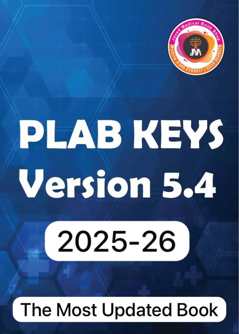 PLAB 1 Keys 2025-26 Version 5.4 – Javed Books